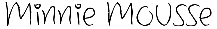 Minnie: Baixar Fonte Grátis | MaisFontes