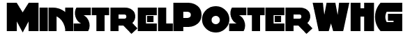 MinstrelPosterWHG Font: Free Download | MaisFontes