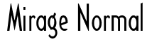 Mirage Normal: Free Font Download | MaisFontes