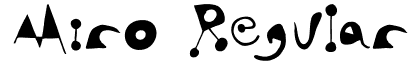 Miro Regular Font: Free Download | MaisFontes