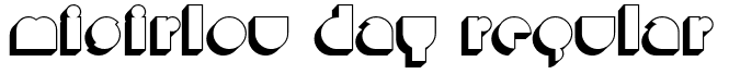 Misirlou Day Regular Font: Free Download | MaisFontes