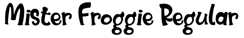Mister Froggie Regular Font: Free Download | MaisFontes