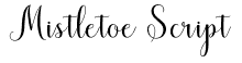 Mistletoe Script: Free Font Download | MaisFontes