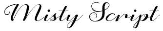 Misty Script font download | MaisFontes.com
