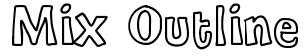 Mix Outline: Baixar Fonte Grátis | MaisFontes