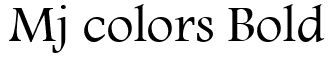 Mj colors Bold: Free Font Download | MaisFontes