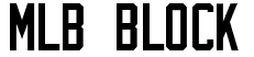 MLB Block: Download Free Font | MaisFontes