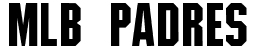 MLB Padres Font: Free Download | MaisFontes