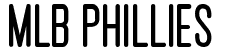MLB Phillies: Download Free Font | MaisFontes