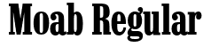 Moab Regular Font: Free Download | MaisFontes