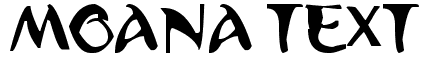 Moana Text: Baixar Fonte Grátis | MaisFontes