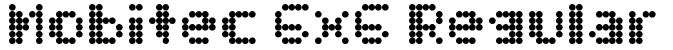 Mobitec 6x6 Regular Font: Free Download | MaisFontes
