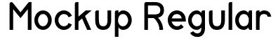 Mockup Regular: Free Font Download | MaisFontes