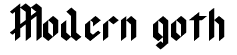 Modern goth: Free Font Download | MaisFontes