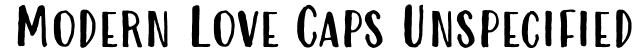 Modern Love Regular: Free Font Download | MaisFontes