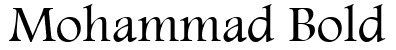 Mohammad Bold Font: Free Download | MaisFontes