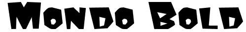 Mondo Bold Font: Free Download | MaisFontes
