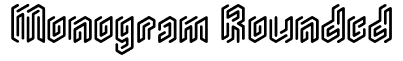 Monogram Rounded: Free Font Download | MaisFontes