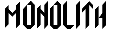 Monolith: Download Free Font | MaisFontes