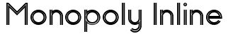 Monopoly Inline: Free Font Download | MaisFontes