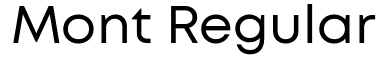 Mont Regular: Baixar Fonte Grátis | MaisFontes
