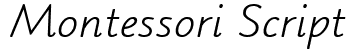 Montessori Script Font: Free Download | MaisFontes