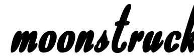 Moonstruck: Download Free Font | MaisFontes