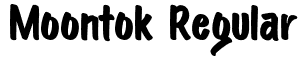 Moontok Regular Font: Free Download | MaisFontes
