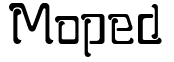 Moped: Free Font Download | MaisFontes
