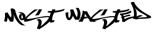 Most Wasted Font: Free Download | MaisFontes