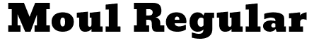 Moul Regular: Free Font Download | MaisFontes