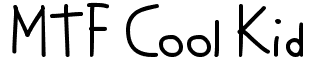 MTF Cool Kid: Baixar Fonte Grátis | MaisFontes