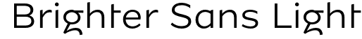 Brighter Sans Font Family: Free Download | MaisFontes