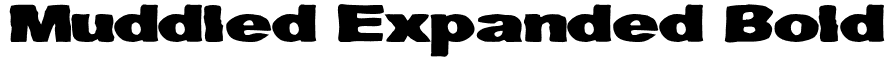 Muddled Expanded Bold: Free Font Download | MaisFontes
