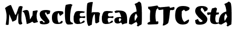 Musclehead ITC Std: Free Font Download | MaisFontes