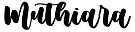 Muthiara: Download Free Font | MaisFontes