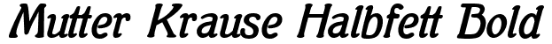 Mutter Krause Halbfett Bold: Free Font Download | MaisFontes