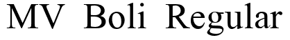 MV Boli: Download Free Font | MaisFontes