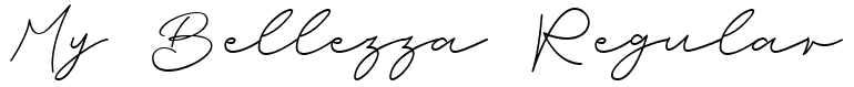 My Bellezza Regular: Free Font Download | MaisFontes