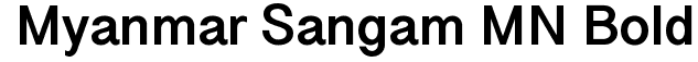 Myanmar MN Font Family: Free Download | MaisFontes