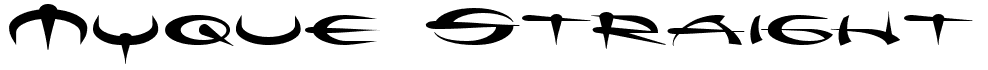 Myque Straight: Free Font Download | MaisFontes