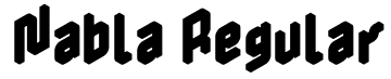 Nabla Regular Font: Free Download | MaisFontes