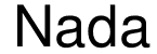Nada: Free Font Download | MaisFontes