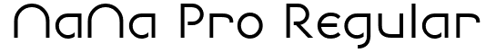NaNa Pro Regular: Free Font Download | MaisFontes