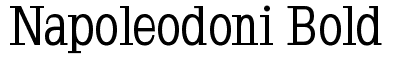 Napoleodoni Bold Font: Free Download | MaisFontes