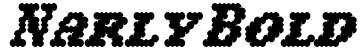 Narly Bold: Free Font Download | MaisFontes