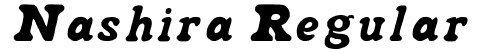 Nashira Regular Font: Free Download | MaisFontes