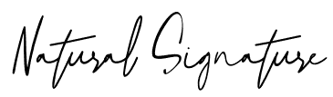 Natural Signature: Free Font Download | MaisFontes
