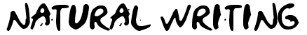 NATURAL WRITING: Free Font Download | MaisFontes