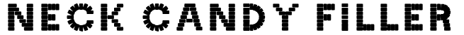 Neck Candy Filler: Baixar Fonte Grátis | MaisFontes